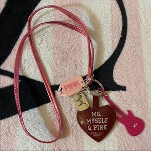 PINK Victoria's Secret | Accessories | Vs Pink Heart Guitar Dog Rare ...